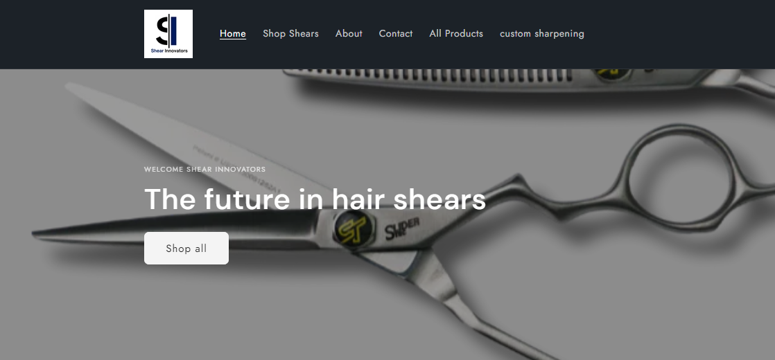 Unique, fluid motion slide enabling our shears to fit each individual ...